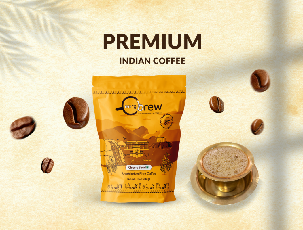 Premium Chicory Blend - 12 Oz (340 g) | https://www.coorgbrew.com/